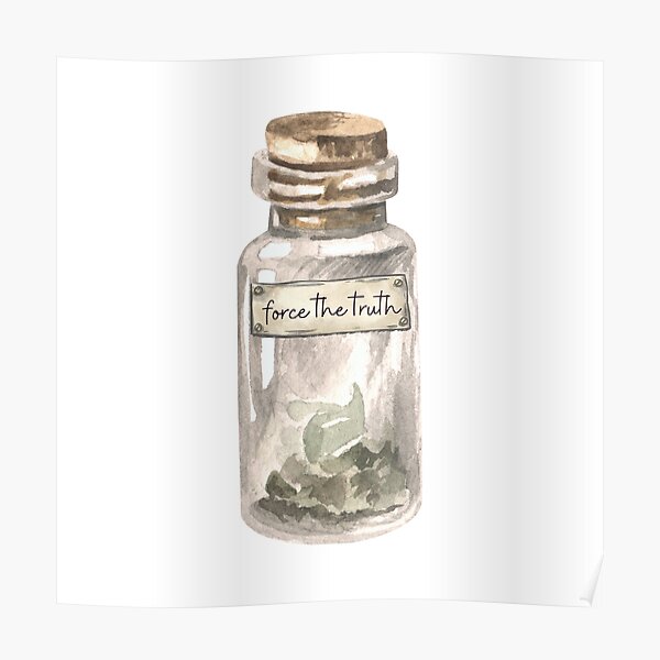 "Truth Magic Potion - Tell the Truth Magick spell glass bottle " Poster ...