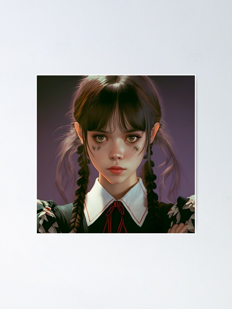 "Wednesday Addams, Ai-Generated Art, Netflix, Netflix Fun Art, Addams ...