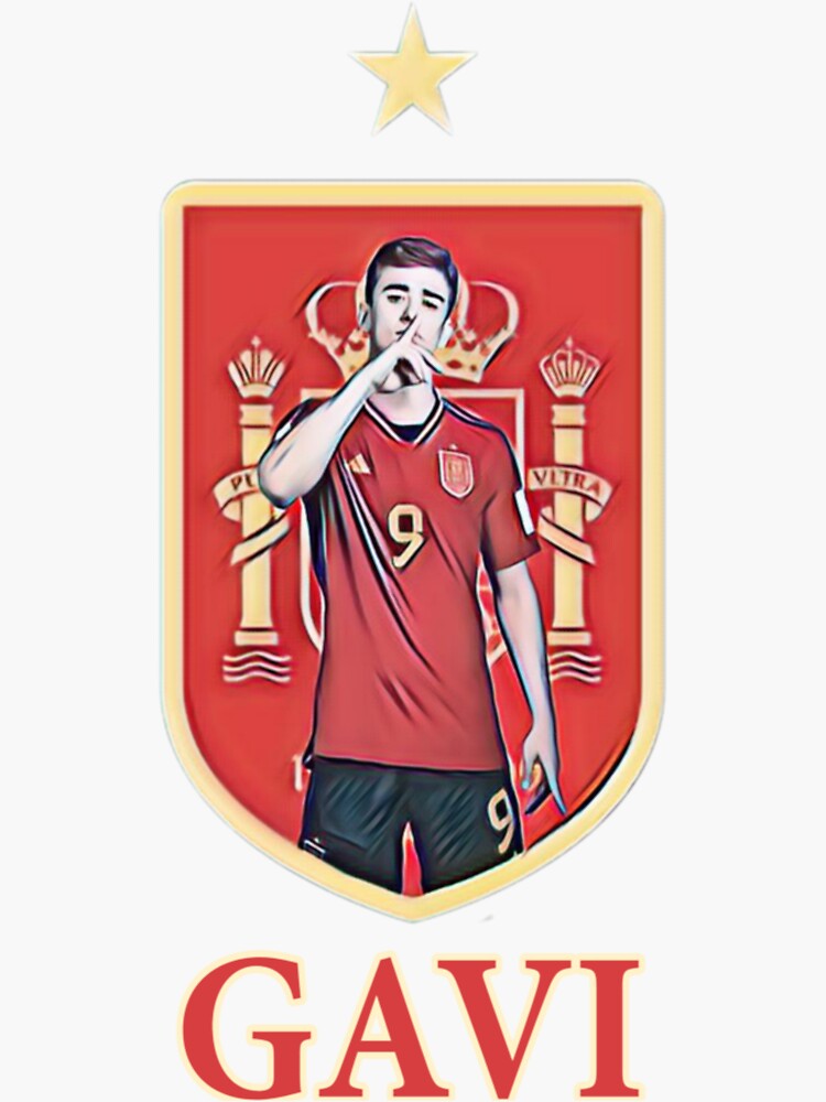 "gavi in spain dg" Sticker for Sale by UldineOrtiz | Redbubble