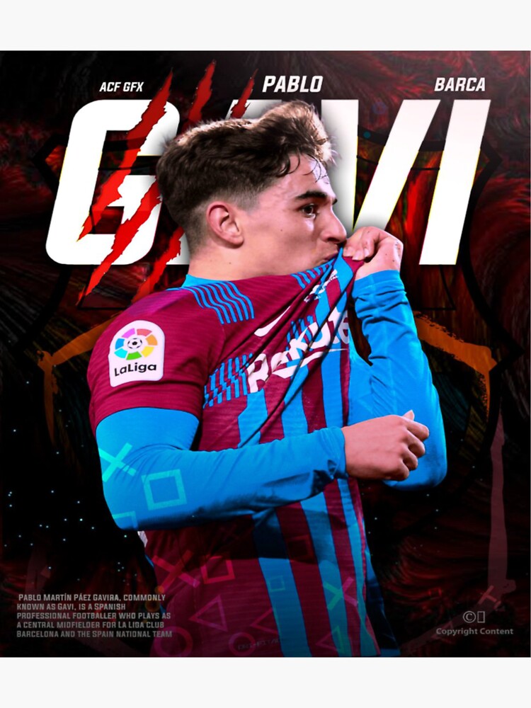 "gavi pablo gavi gavi 306" Sticker for Sale by UldineOrtiz | Redbubble