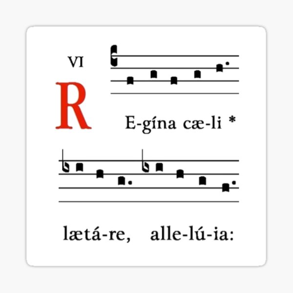 "Easter Medieval Gregorian Chant Regina Caeli Queen of Heaven Rejoice ...