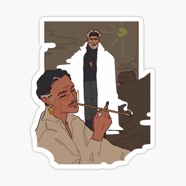 "Denial is a river in Egypt" Sticker for Sale by AlenSeress | Redbubble