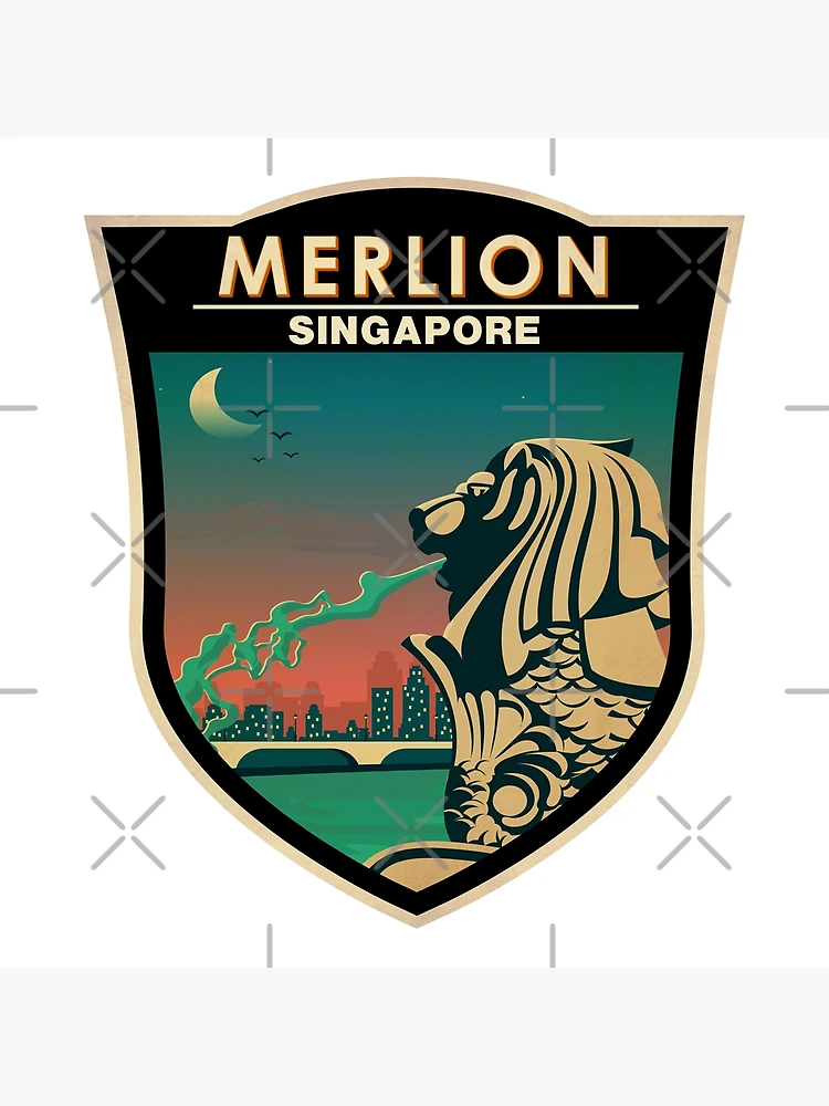 Merlion Singapore Logo