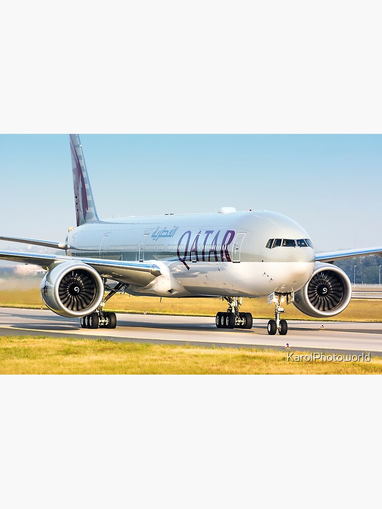 "Qatar Airways Boeing 777" Poster for Sale by KarolPhotoworld | Redbubble