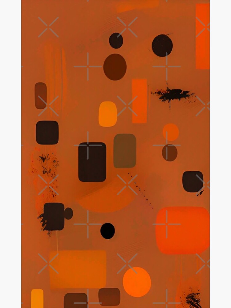 "Simple Warm Vintage Pattern - MCM - Mid Century Modern" Sticker for ...