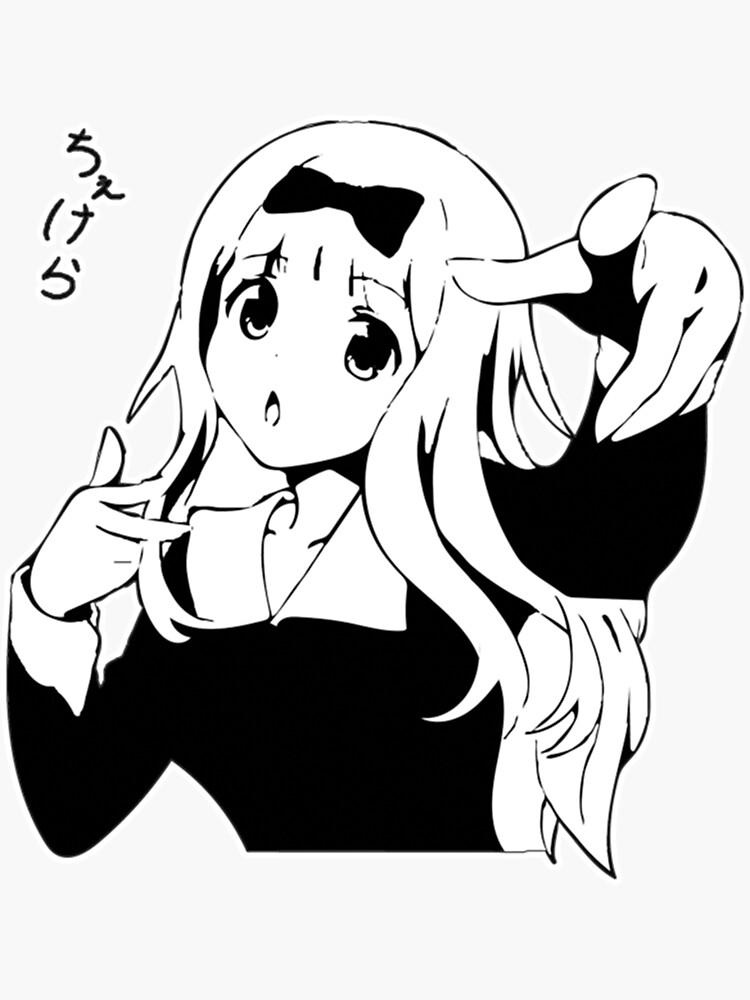 "Chika fujiwara Rap Yo ANIME MANGA JAPAN" Sticker for Sale by ...