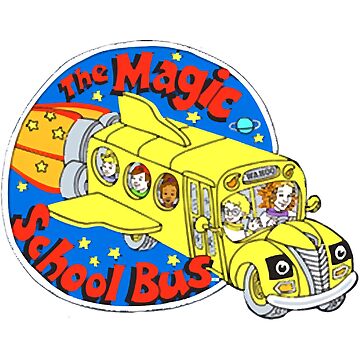 "The Magic School Bus" Sticker for Sale by KaiCreativeShop | Redbubble