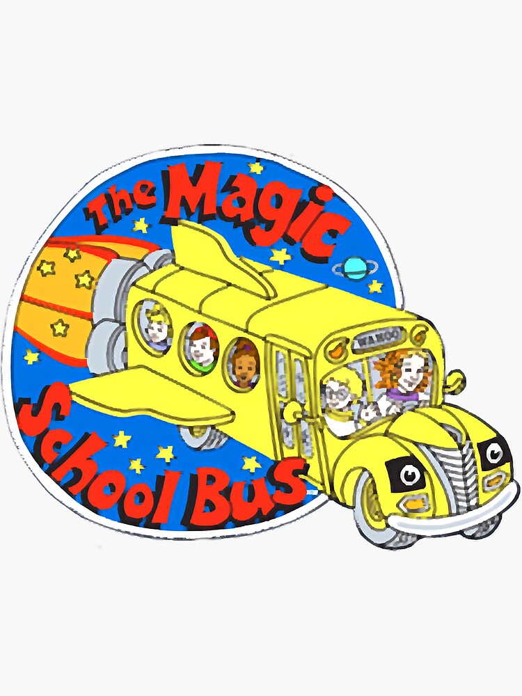 "The Magic School Bus" Sticker for Sale by KaiCreativeShop | Redbubble