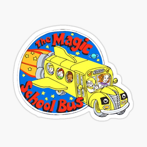 &quot;The Magic School Bus&quot; Sticker for Sale by KaiCreativeShop | Redbubble