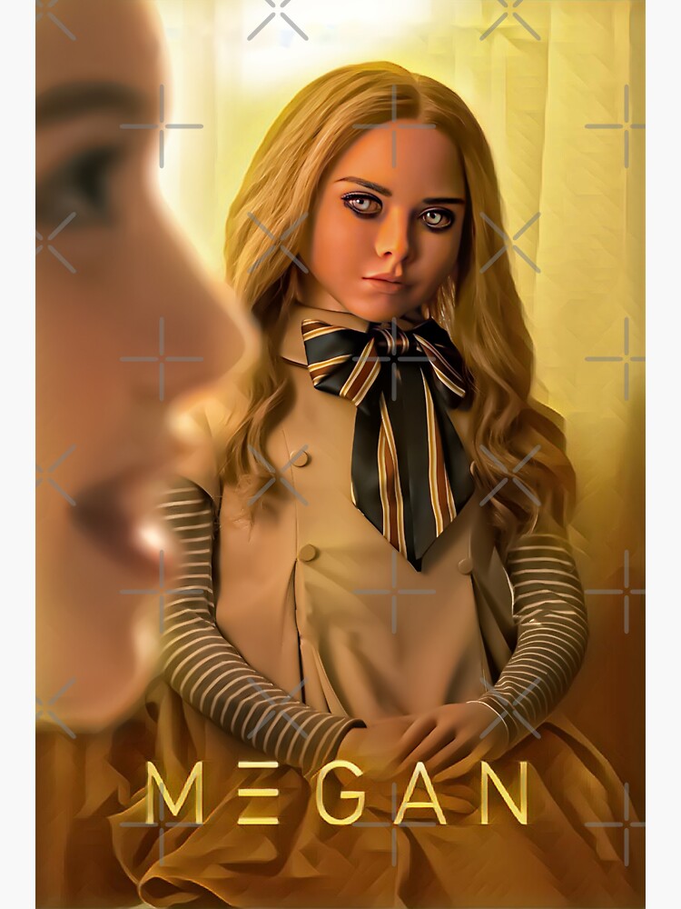 "M3GAN v4" Sticker for Sale by Rexun | Redbubble