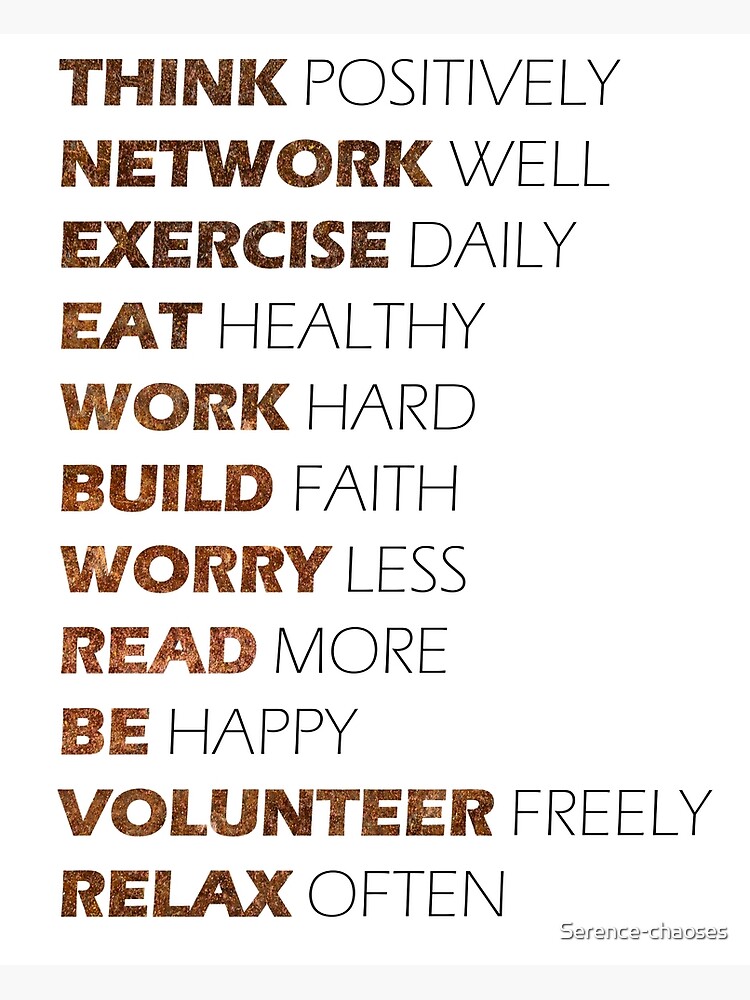 "motivational quotes - white 2" Poster for Sale by Serence-chaoses ...