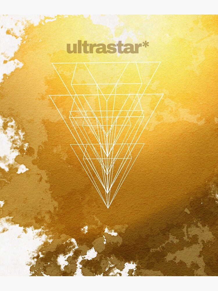 "Ultrastar Atomica Gold" Sticker for Sale by adigita | Redbubble