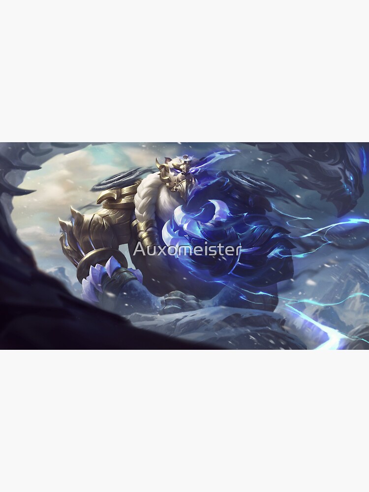 "Duality Dragon Volibear" Sticker for Sale by Auxomeister | Redbubble