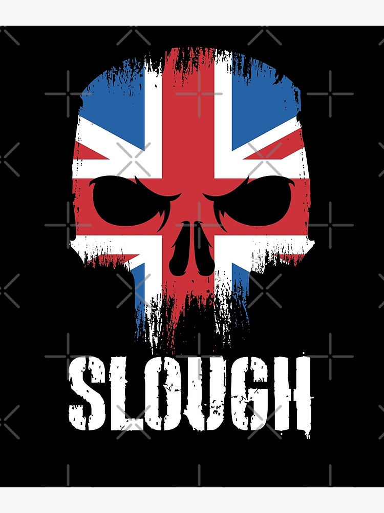 "Slough Skull Union Jack England Flag" Poster for Sale by MasterKlaw ...