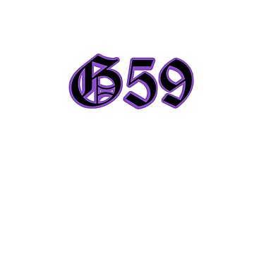 "G59 " Sticker for Sale by JessArt47 | Redbubble