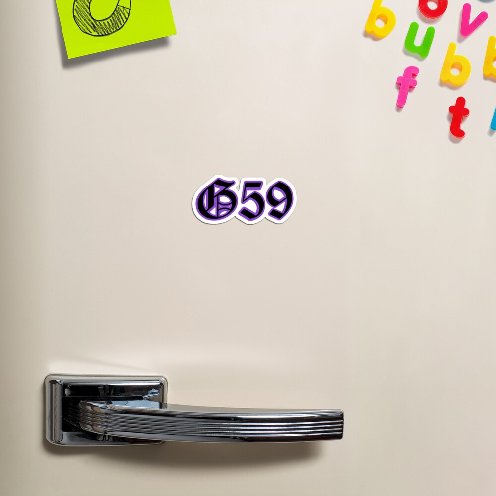 "G59 " Sticker for Sale by JessArt47 | Redbubble