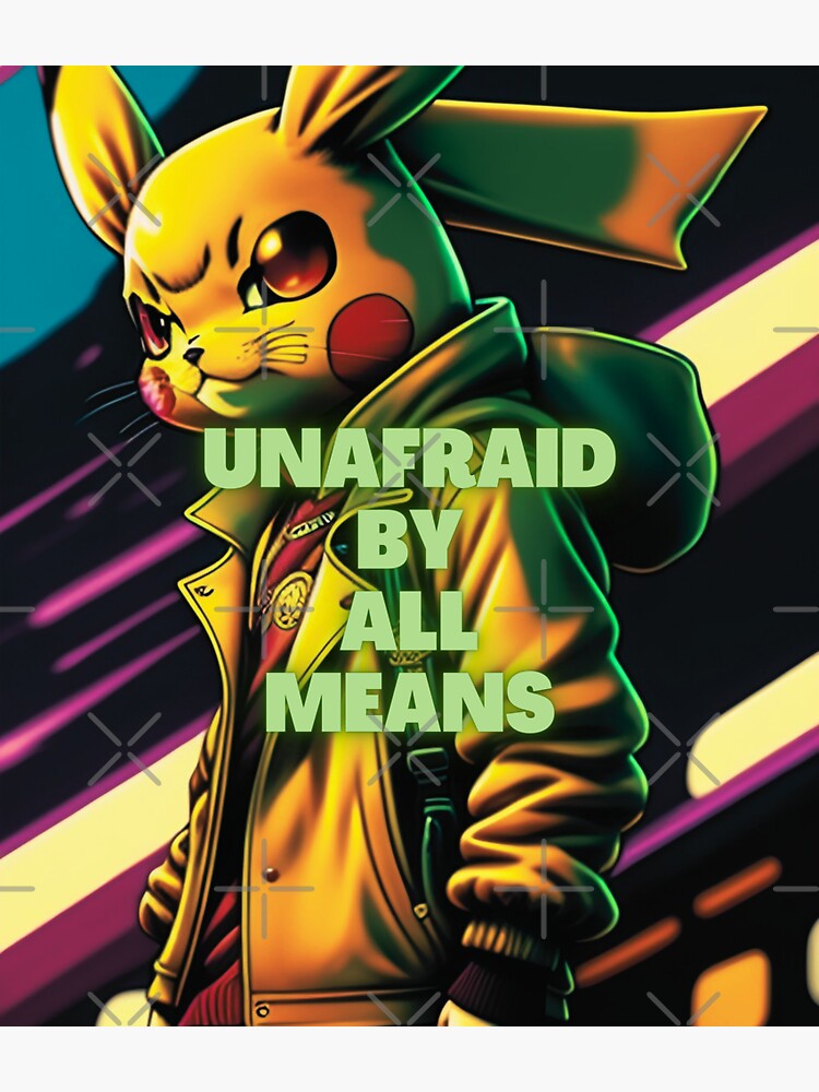 "Unafraid by all means quote ferocious motivational " Sticker for Sale ...