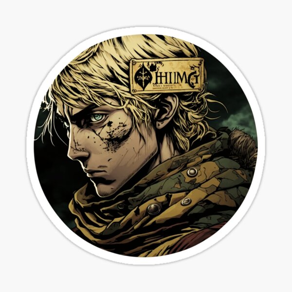 "Thorfinn - Vinland Saga " Sticker for Sale by HD90 | Redbubble
