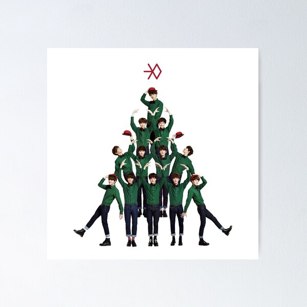 "EXO Christmas tree" Poster for Sale by ThisFire | Redbubble