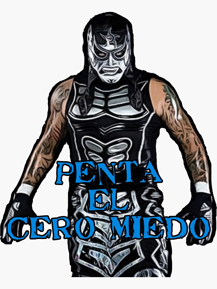"Penta El Cero Zero Miedo Pentagon Jr AEW AAA Pro Wrestling Digital Art ...