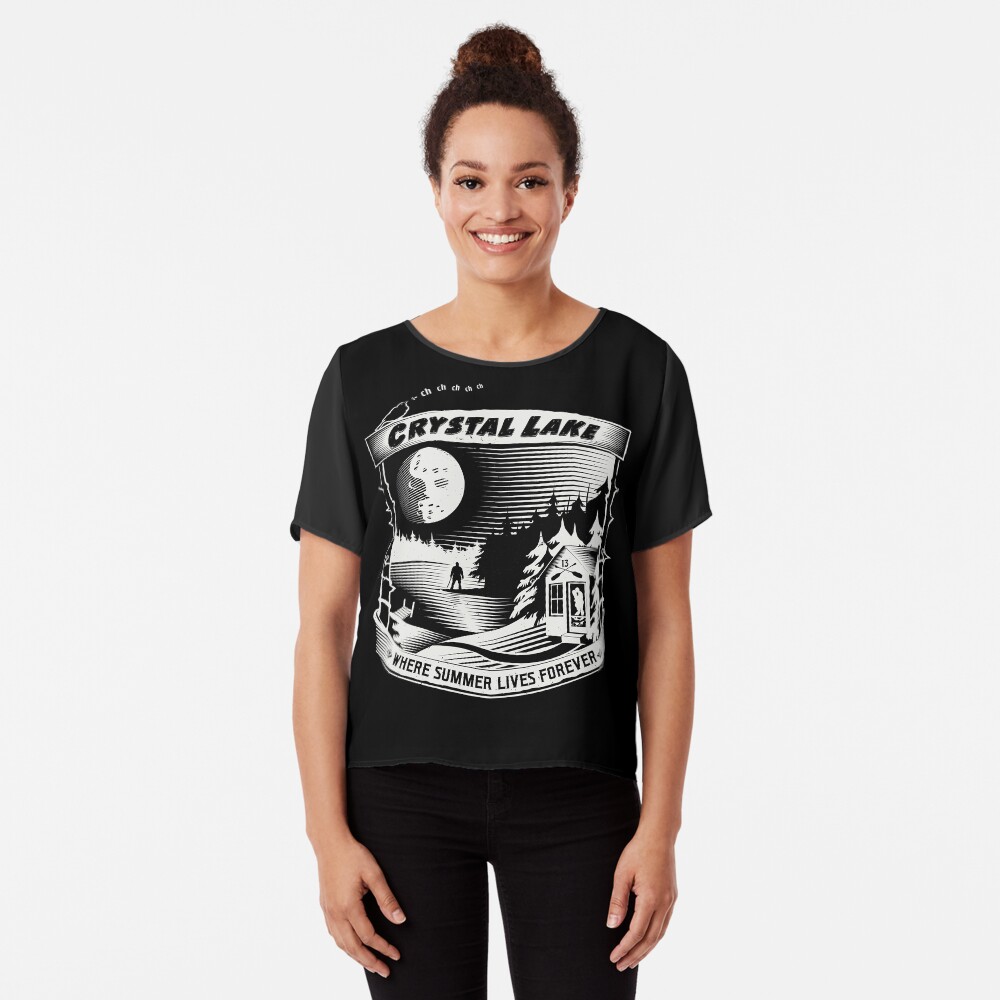 "Camp Crystal Lake: Where Summer Lives Forever" Essential T-Shirt for ...