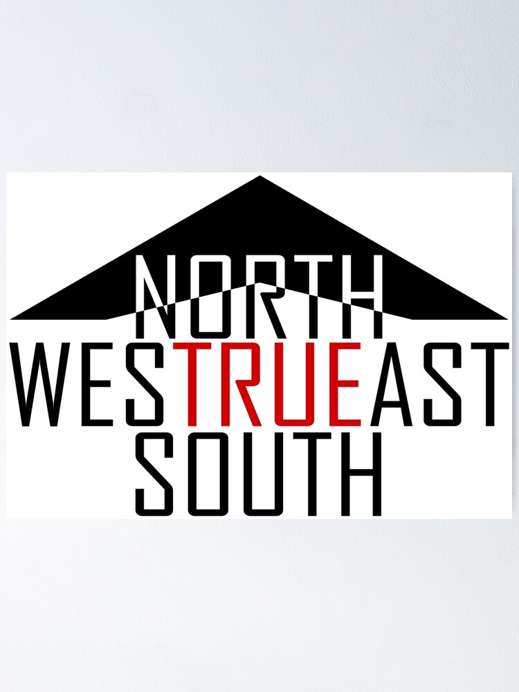 "TRUE NORTH" Poster by EARNESTDESIGNS | Redbubble