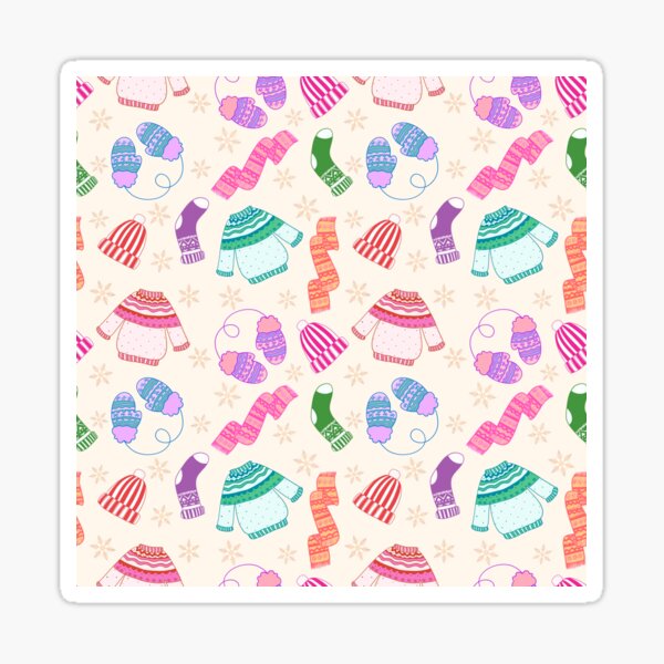 "Winter Fashion - Creamy White" Sticker for Sale by JaselviiStudio ...
