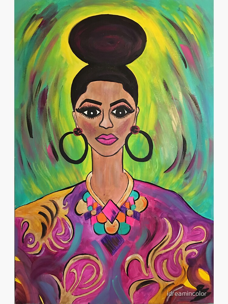 "Queen Imani- Her Faith Moved Mountains" Sticker for Sale by ...