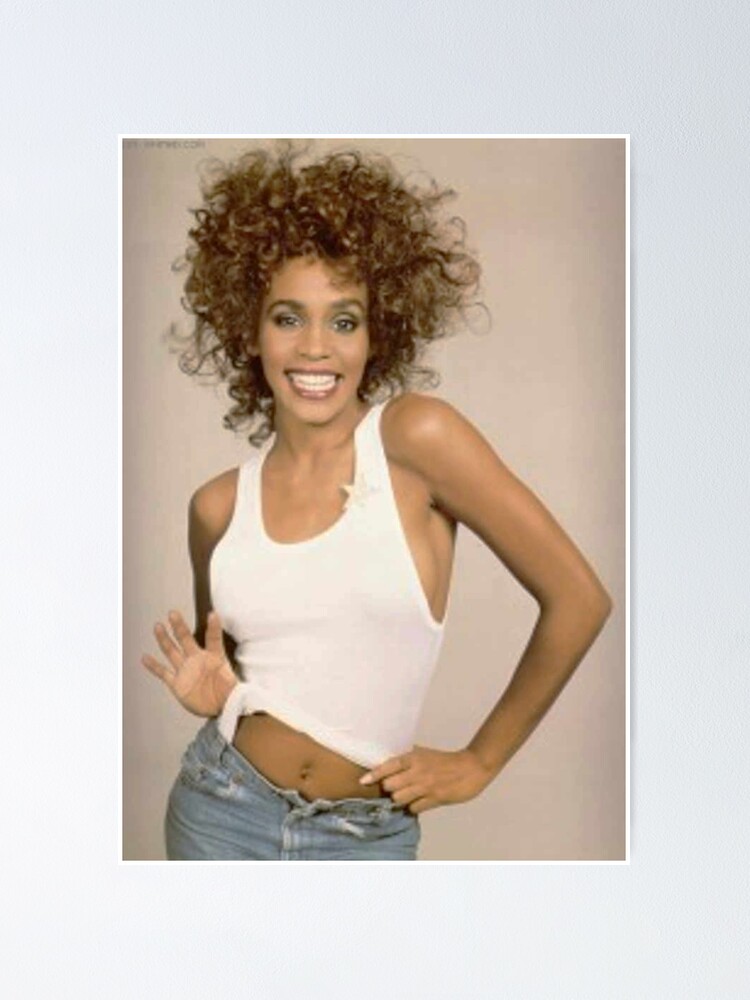 "whitney houston new design for you" Poster for Sale by prifix-design ...