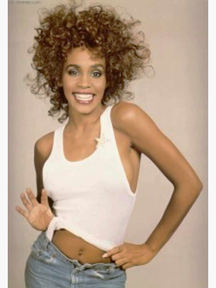 "whitney houston new design for you" Sticker for Sale by prifix-design ...