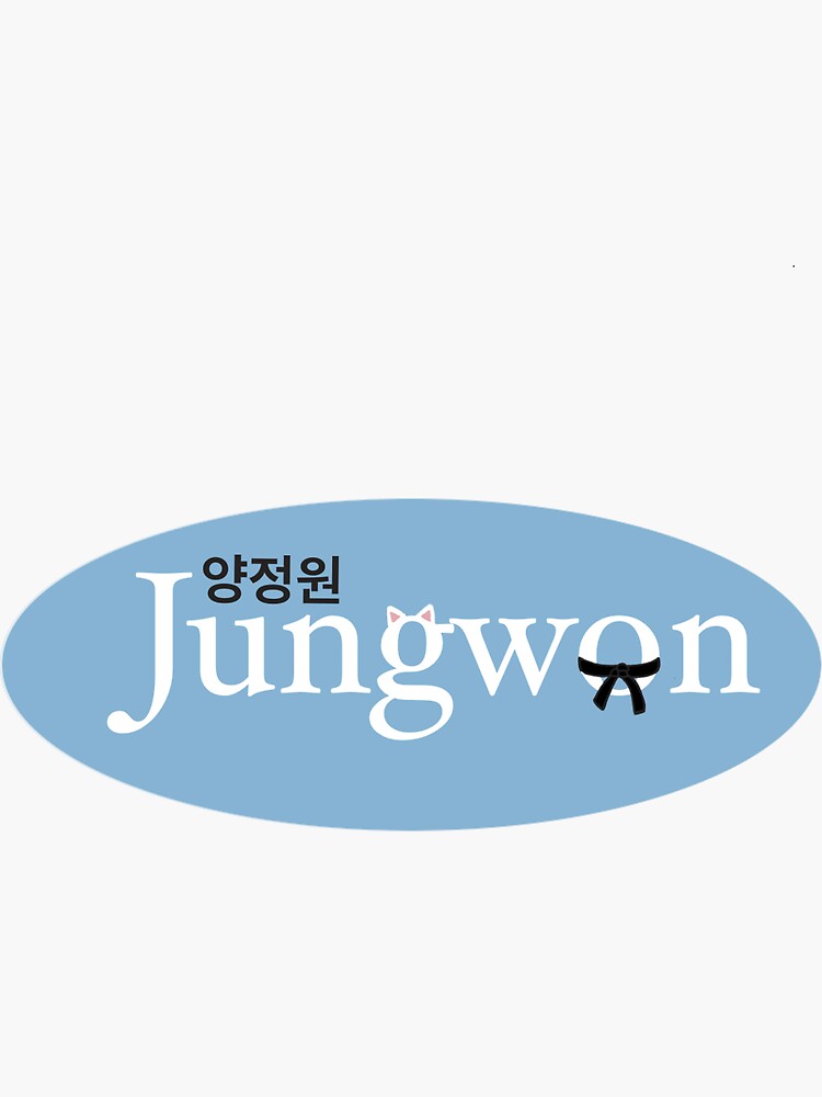 "Jungwon Logo" Sticker for Sale by kewwa1 | Redbubble