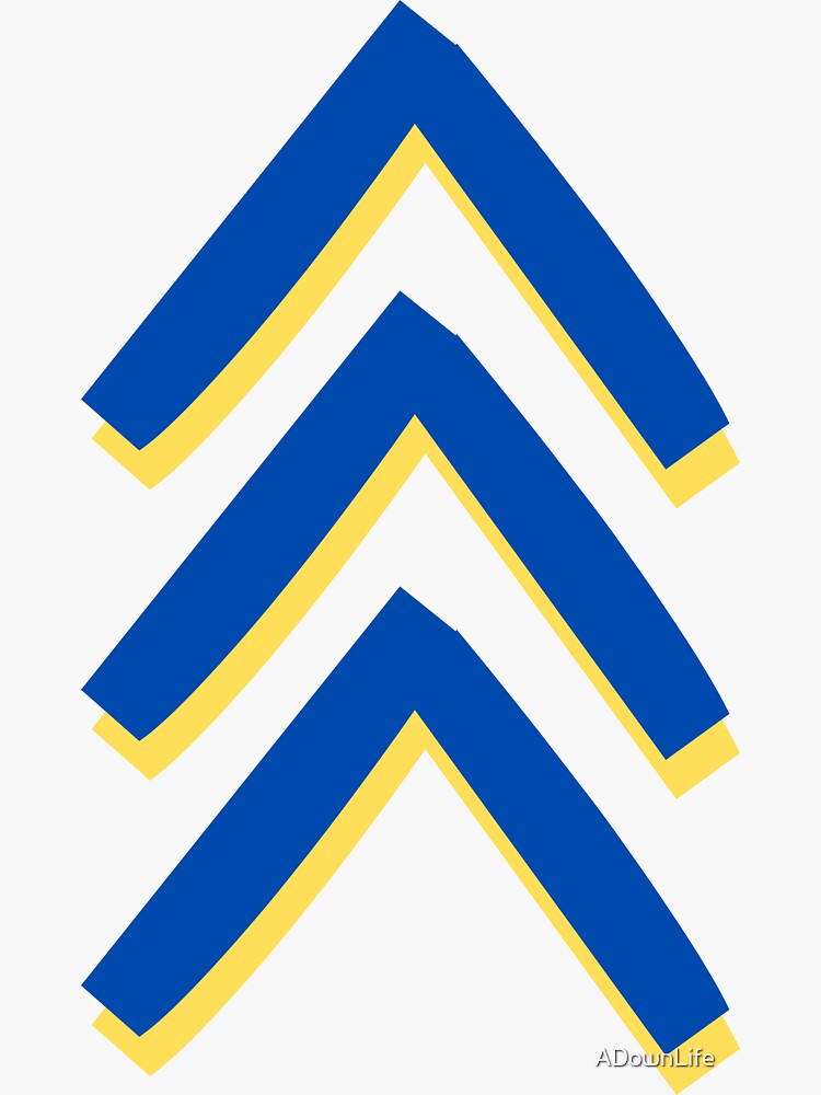 "Down Syndrome Chevron Arrow for Trisomy 21 T21 for Down Syndrome ...