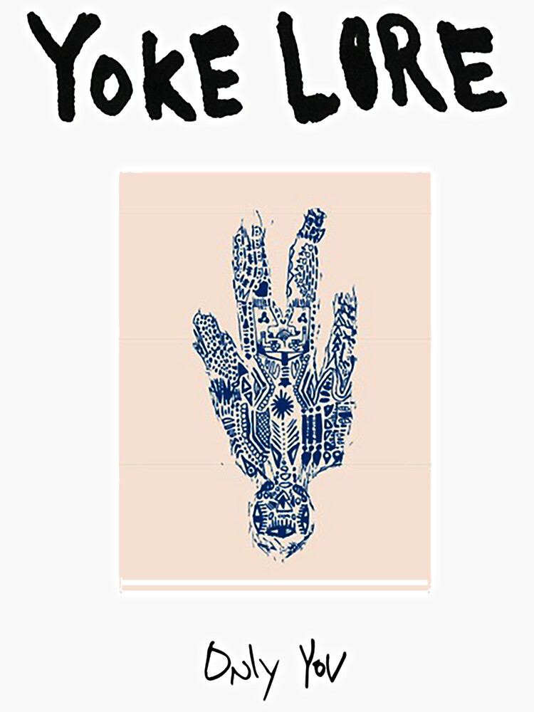 "yoke lore " Sticker for Sale by mbeamiss3 | Redbubble