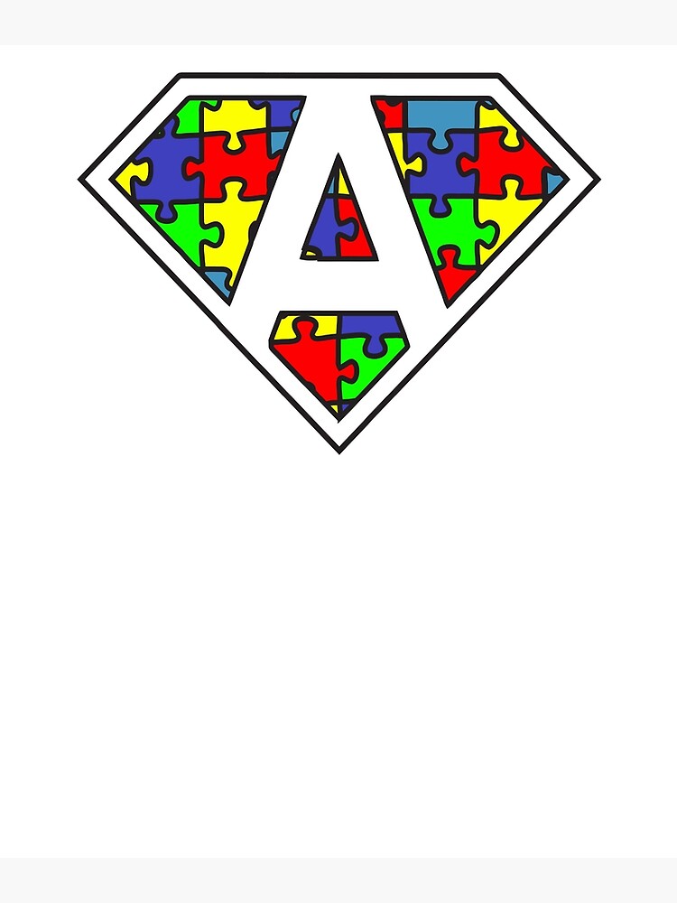 "Autism Awareness Puzzle Piece Super Hero Logo" Poster by SeanG989 ...