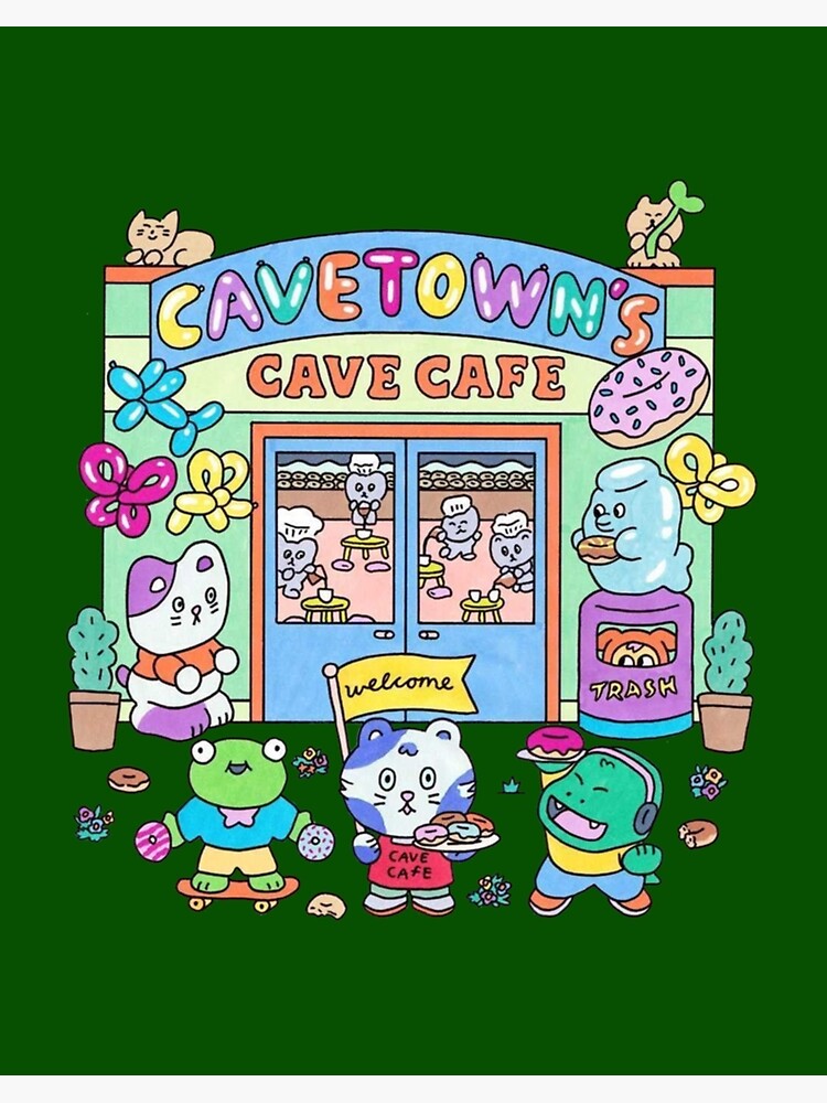 "Cavetown Cave Cafe " Art Board Print for Sale by mitsayngon0 | Redbubble