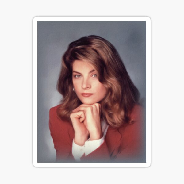 "Kirstie Alley, Actress " Sticker for Sale by sterlingjasmine | Redbubble