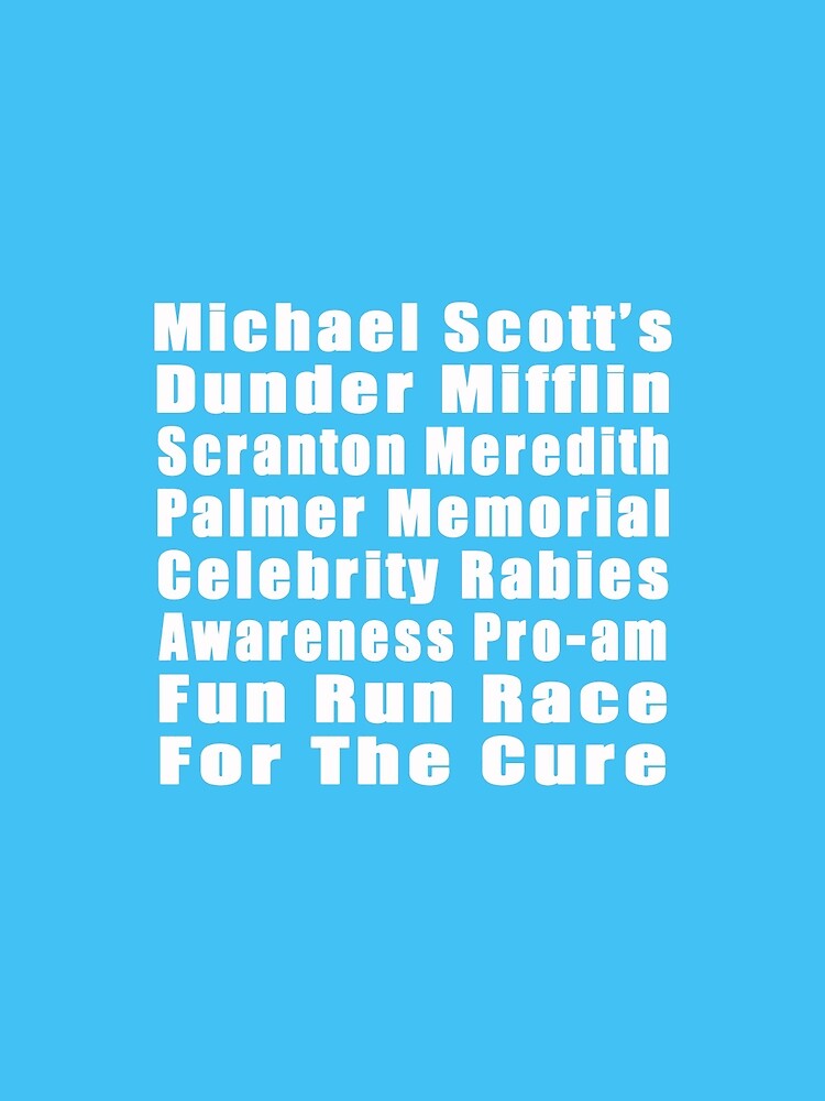 "Michael Scott's Dunder Mifflin Scranton Meredith Palmer Memorial ...