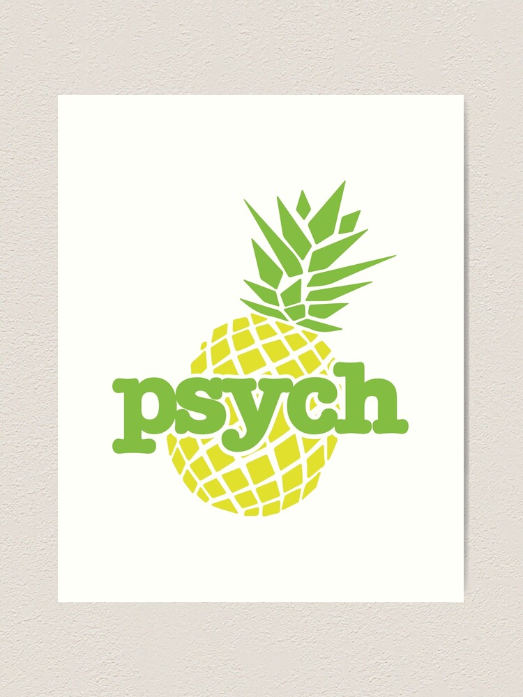 Psych Logo With Pineapple