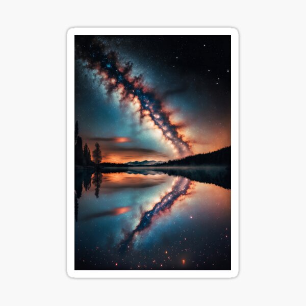 "Milky Way" Sticker for Sale by rudekitten | Redbubble