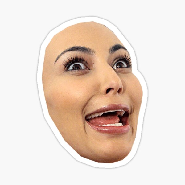 "Kim Kardashian" Sticker by OliverCarter | Redbubble