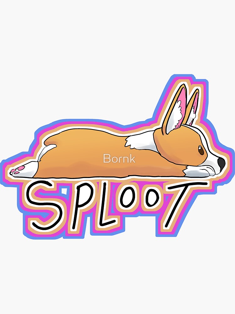 "SPLOOT: The radical sticker" Sticker for Sale by Bornk | Redbubble