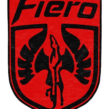 "Pontiac Fiero Emblem" Sticker for Sale by rakfintco | Redbubble