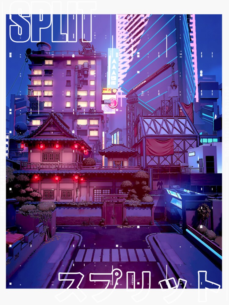 "Copy of Split Split " Sticker for Sale by AaronChristia | Redbubble