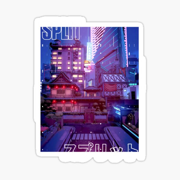 "Copy of Split Split " Sticker for Sale by AaronChristia | Redbubble