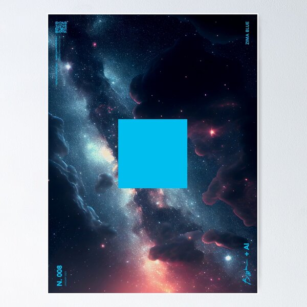 "Zima Blue" Poster for Sale by Antonio Brighenti | Redbubble