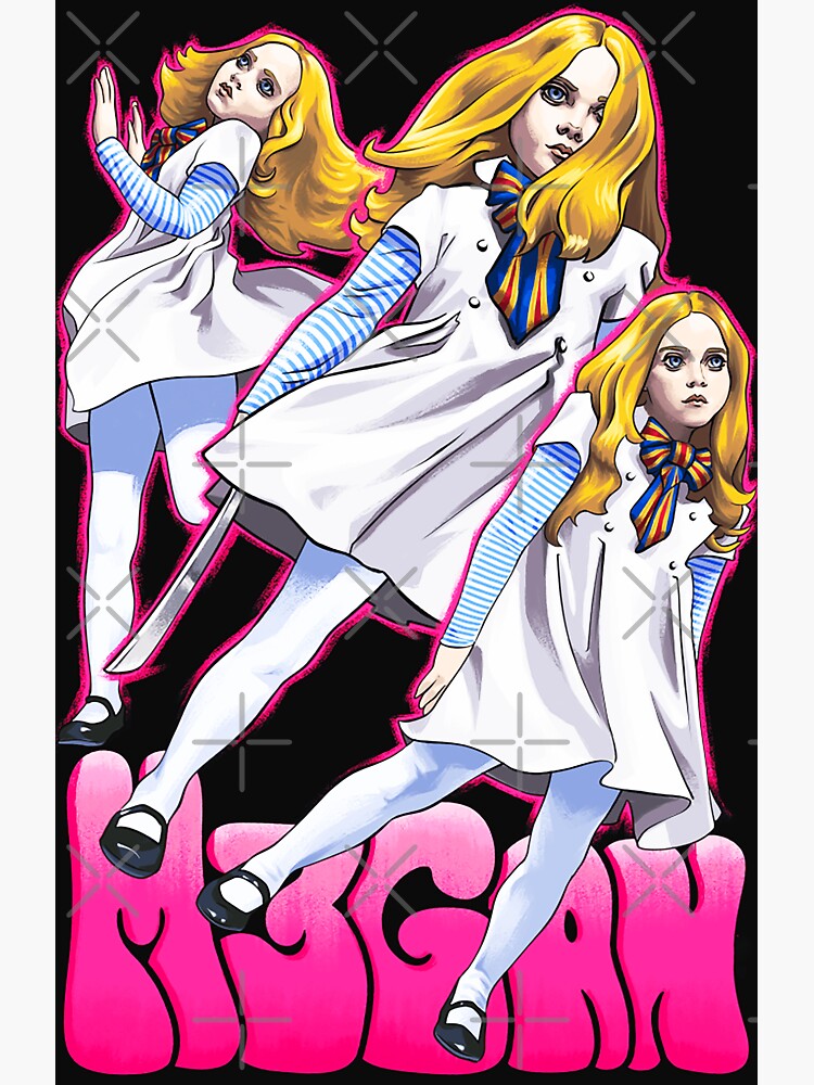 "M3gan" Sticker for Sale by Paul-Richarson | Redbubble