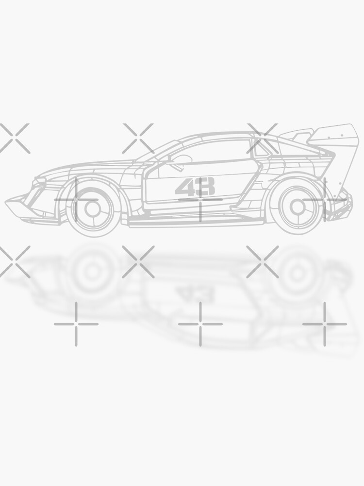 "Reflection of Ken Block Hoonitron" Sticker for Sale by KidStrumming ...