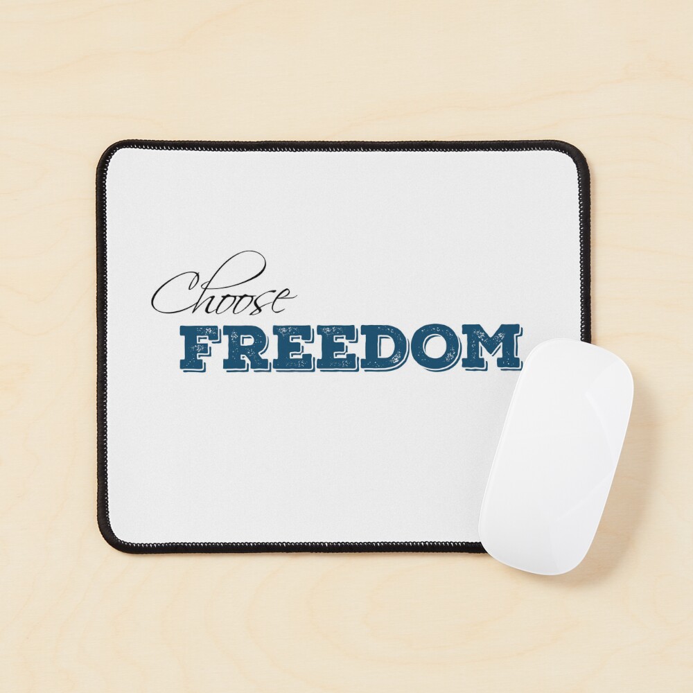 "Choose Freedom " Sticker for Sale by Silvergard | Redbubble