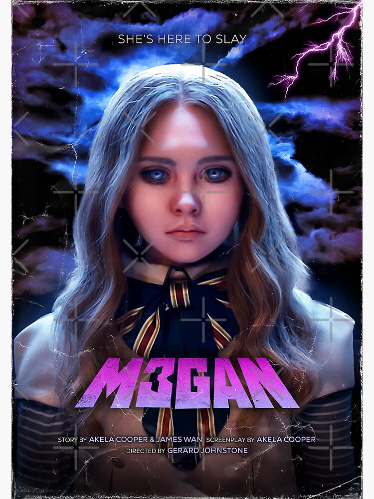 "M3gan" Sticker for Sale by Paul-Richarson | Redbubble