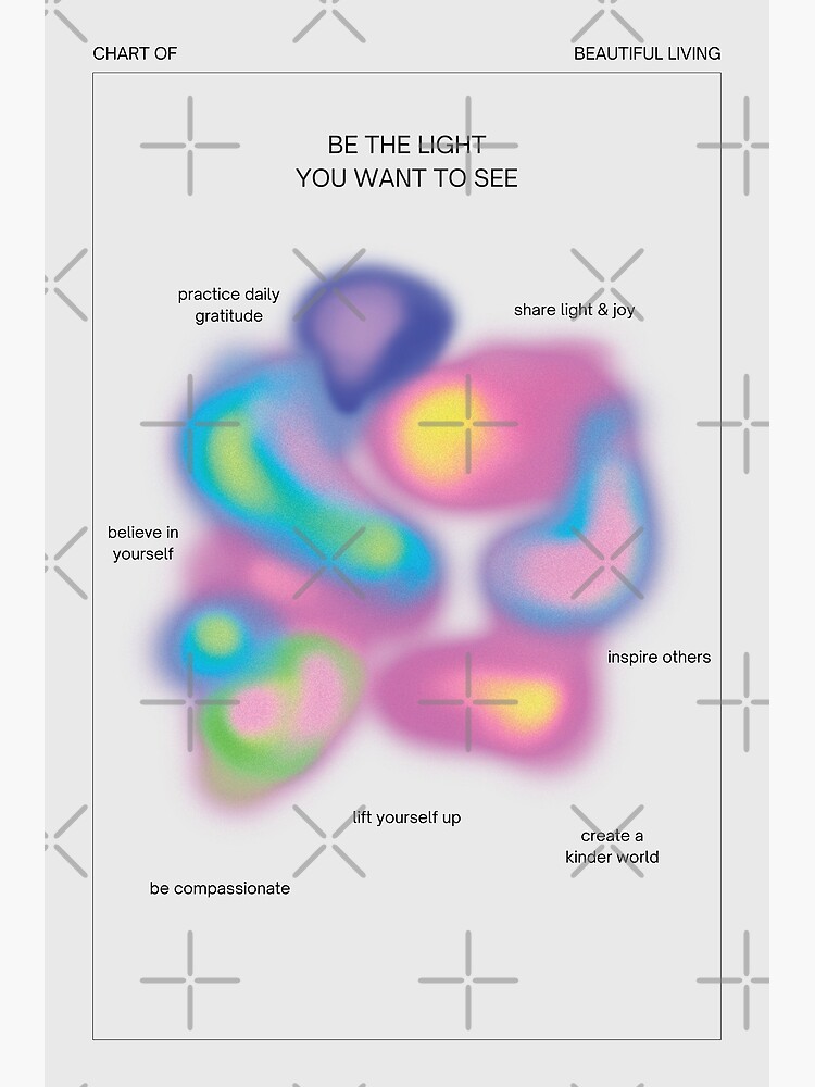 "Growth Mindset Positive Affirmation Gradient Aesthetic Energy Art" Art ...